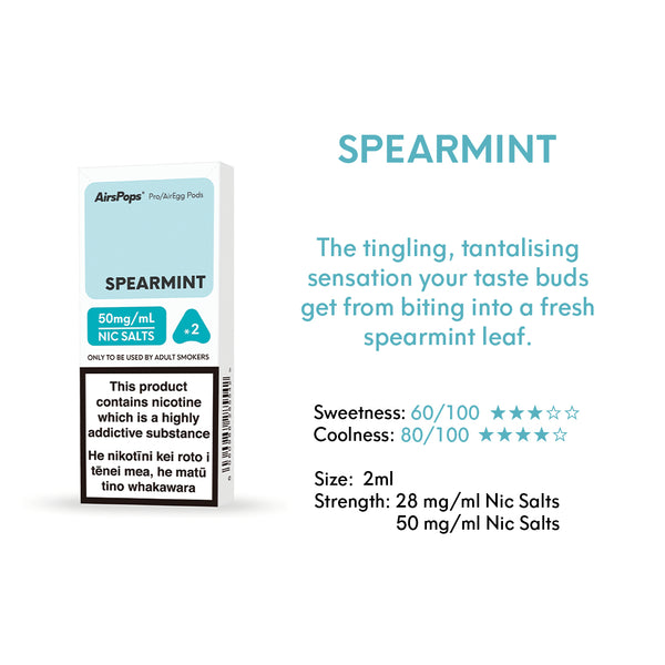NO. 44 SPEARMINT - AirsPops Pro Pods 2ml – AIRSCREAM NZ