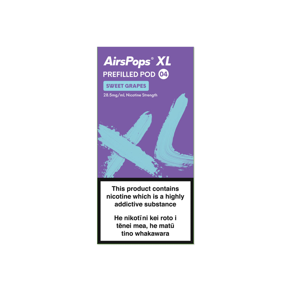 NO.04 SWEET GRAPES - AirsPops XL Pod 10ml – AIRSCREAM NZ