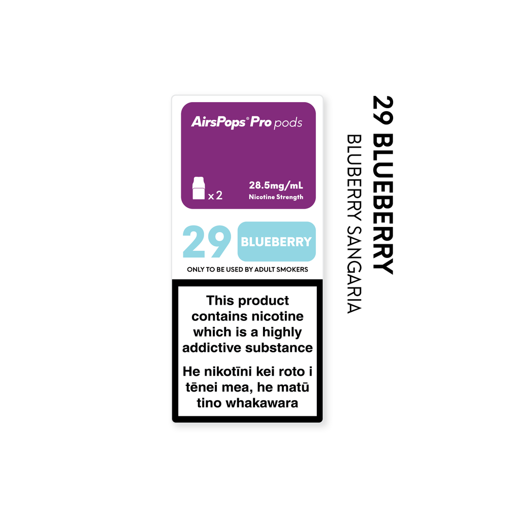 NO. 29 Blueberry - AirsPops Pro Pods 2ml – AIRSCREAM NZ